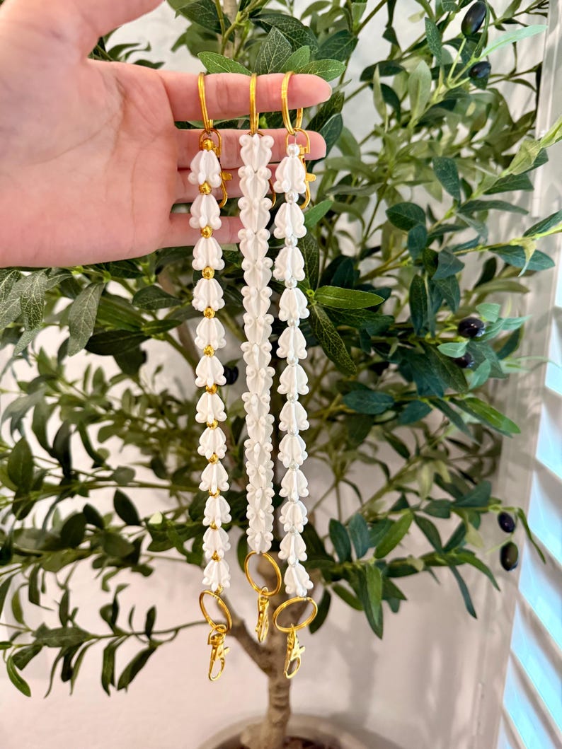 Purse Lei Charm for Small Purse - Flower Bag Accessory - Hawaii Lei for ...