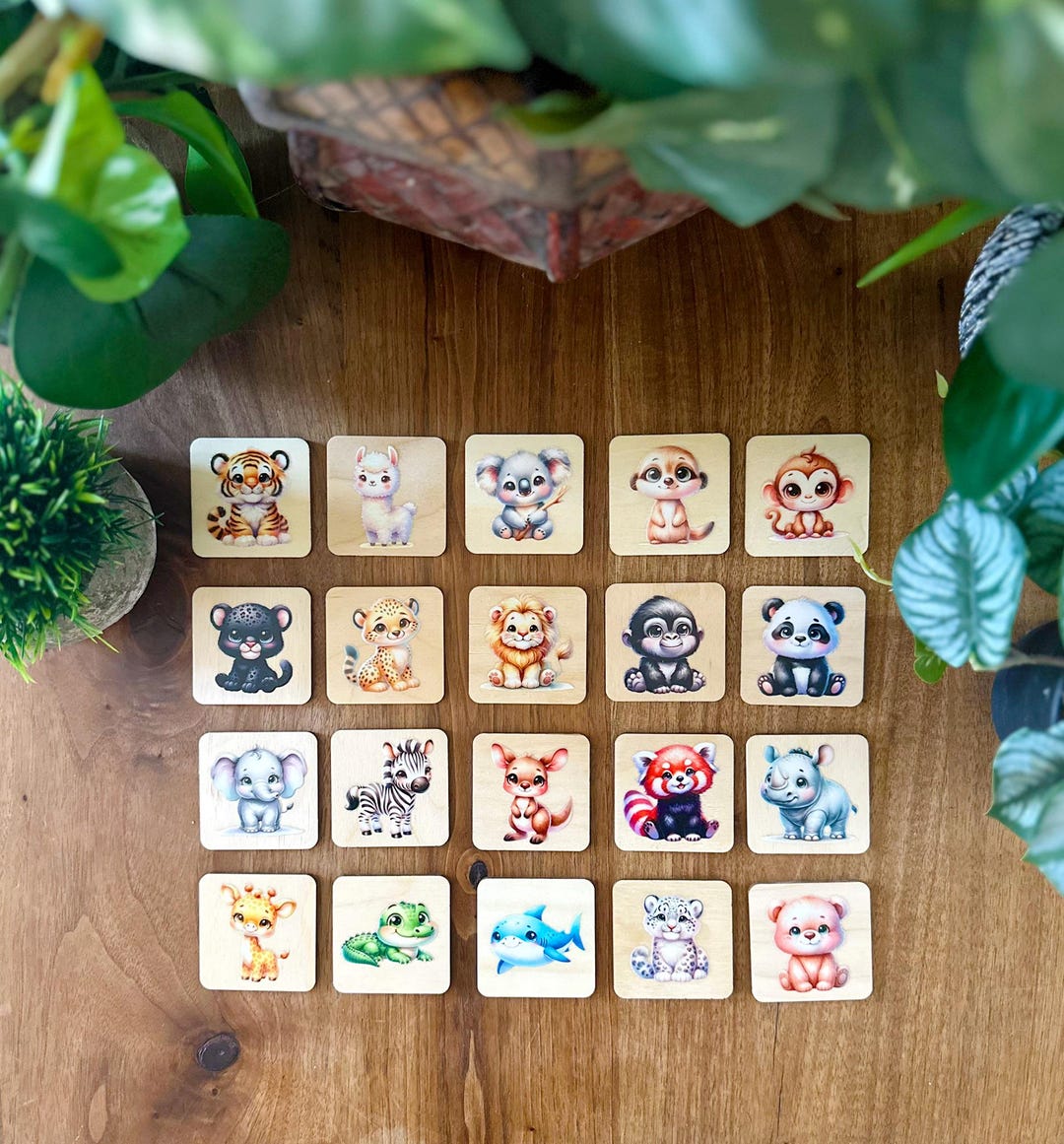 Personalized Memory Game for Kids – Montessori Toddler Learning Toy ...