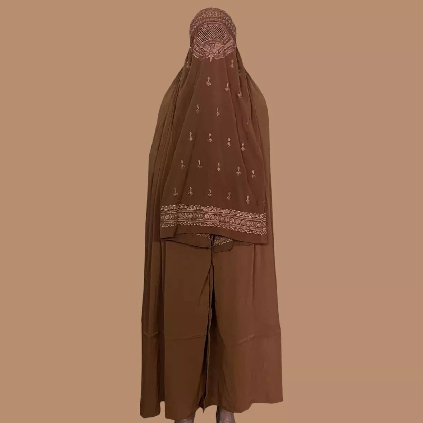 Afghan Topi Burqa Chadri Jilbab Abaya Islamic Veil Kaftan Handmade ...