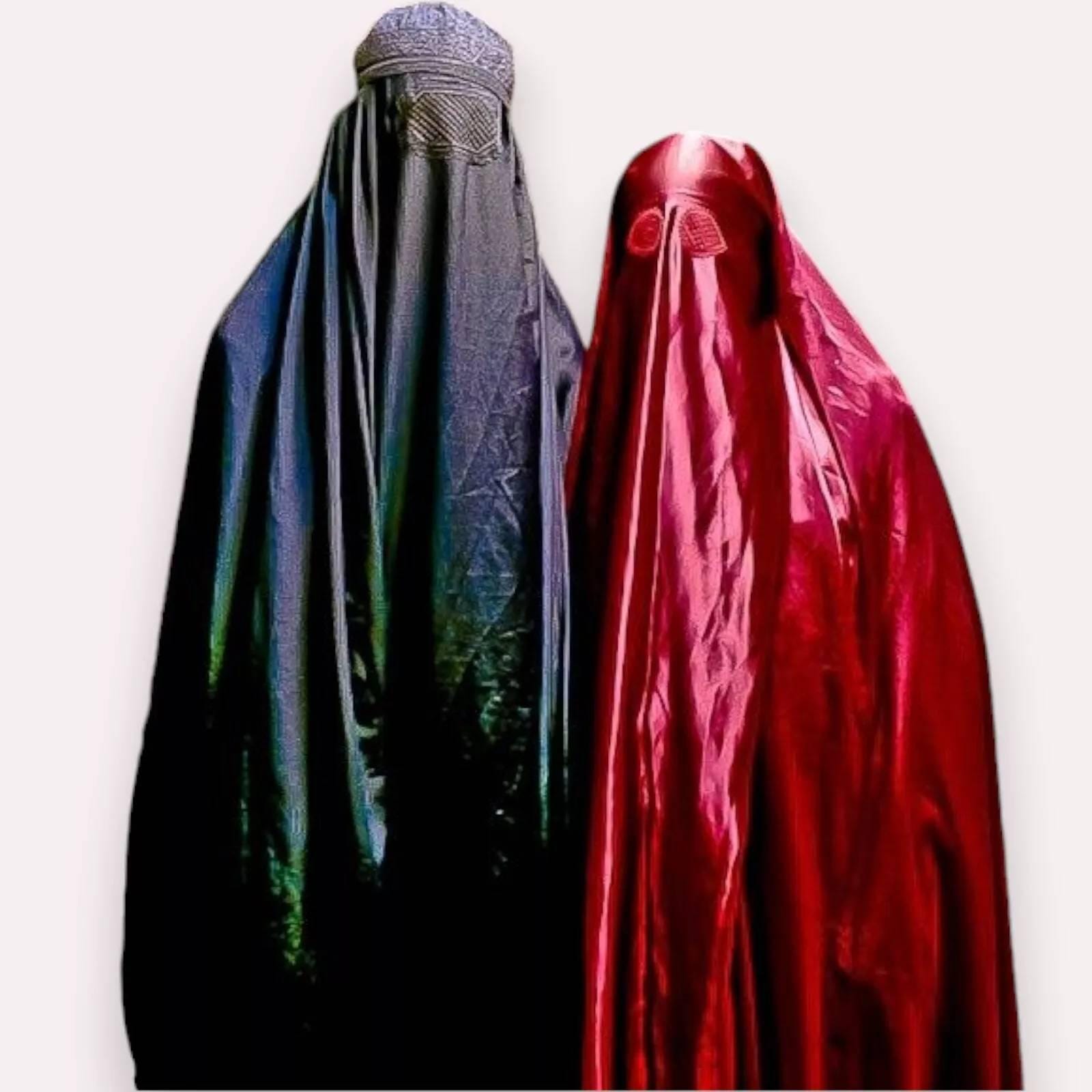 Handmade Islamic Kashmiri Burqa With Separate Eye Grills, No Sleeves ...