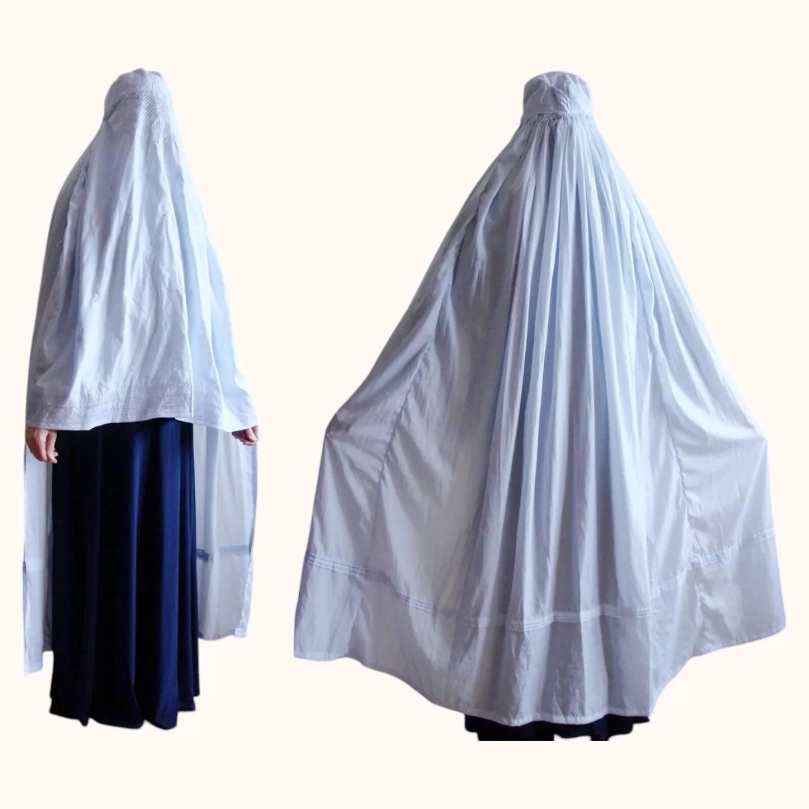 Afghan Topi Burqa Chadri Jilbab Abaya Islamic Veil Kaftan Handmade ...