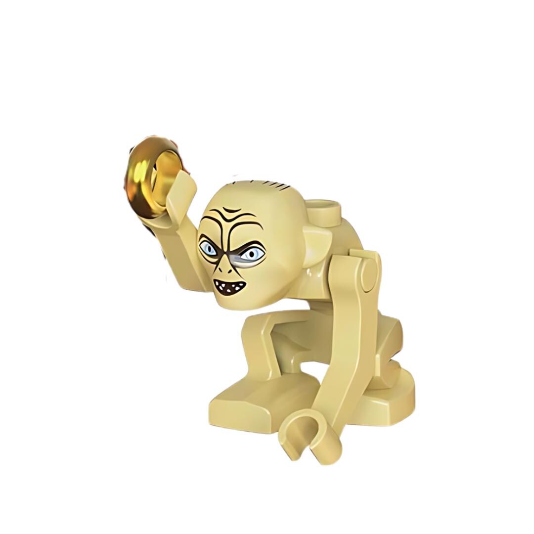 Gollum Minifigure 9470 Lord of the Rings LOTR Hobbit Mordor CUSTOM ...