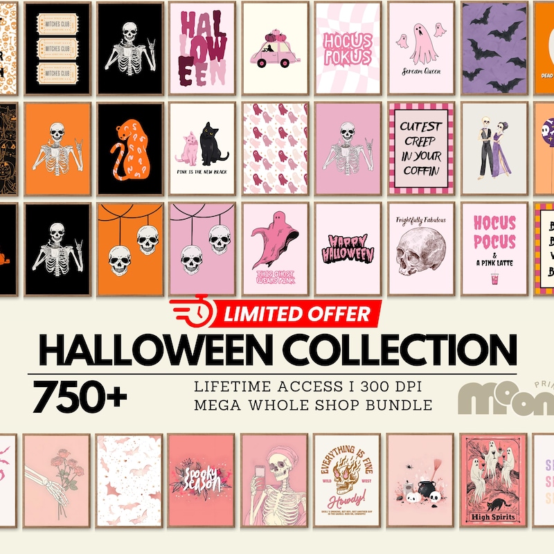 Cute Halloween Poster - Etsy