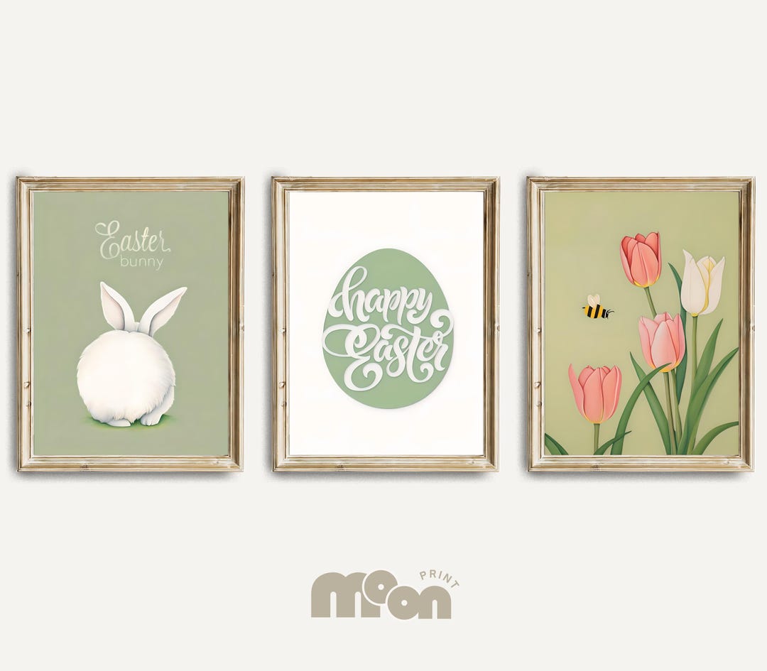 Easter Wall Art Print | Easter Decorations | Spring Wall Art | Easter ...