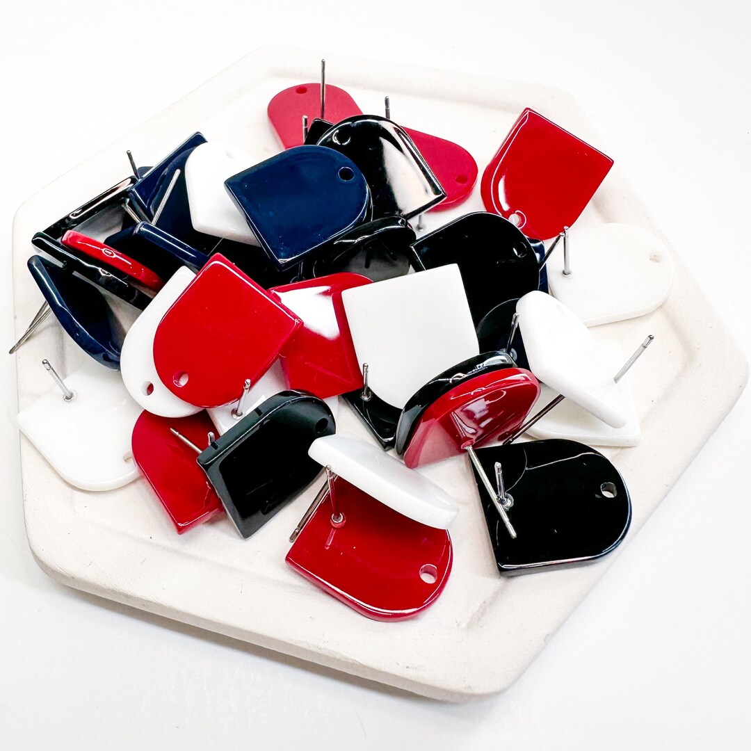 ASC U-SHAPE Acrylic Stud Connectors Choose Your Color - Etsy