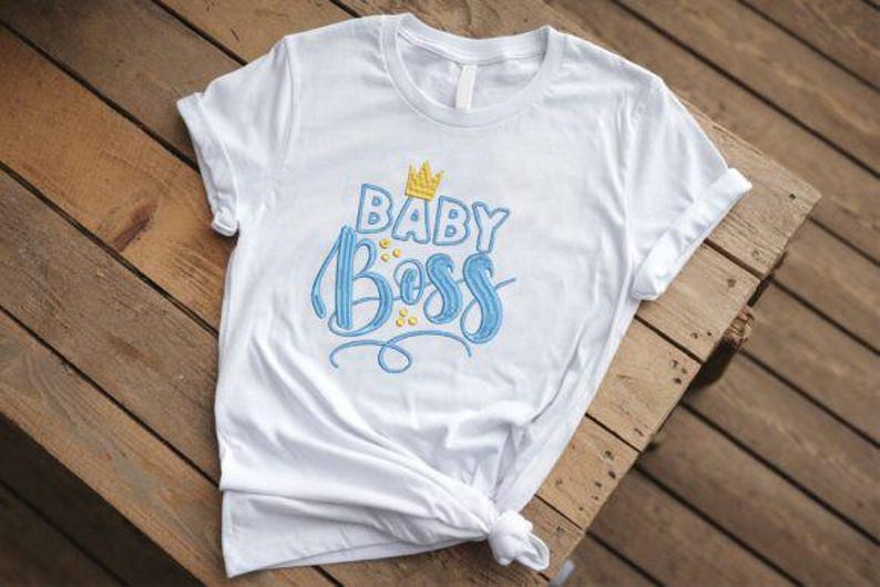 Boss Baby Boy Embroidery Design | Instant Download | Cute & Trendy Baby ...