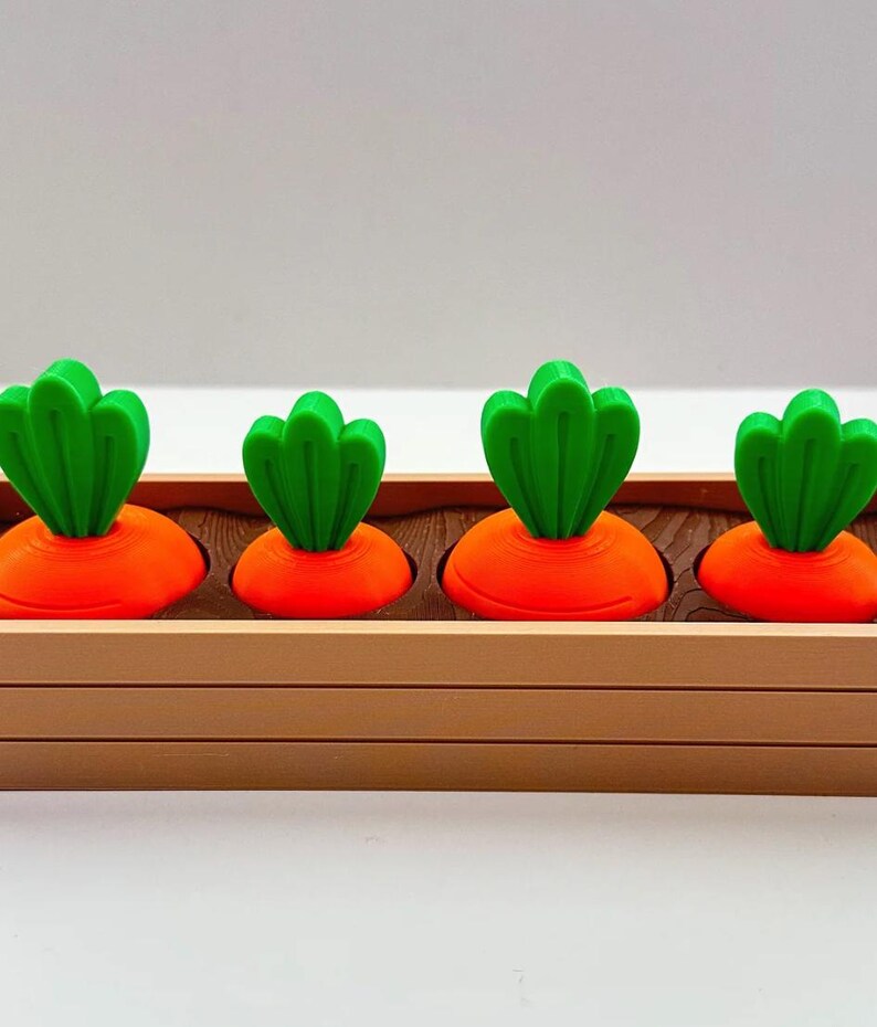 3d-printed Carrot Garden - Etsy