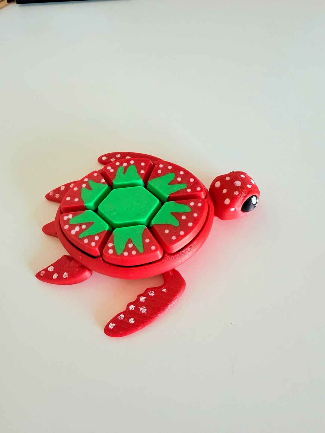 Multi-click Strawberry Turtle – Fidget Toy & Collectible Gift - Etsy