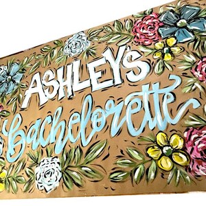 Bachelorette Banner - Custom Party Banner - Kraft Paper Banner - Bach ...