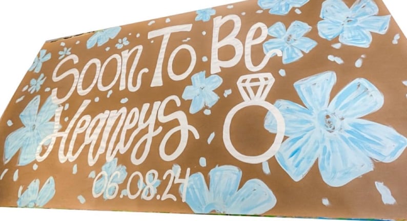 Bachelorette Banner - Custom Party Banner - Kraft Paper Banner - Bach ...