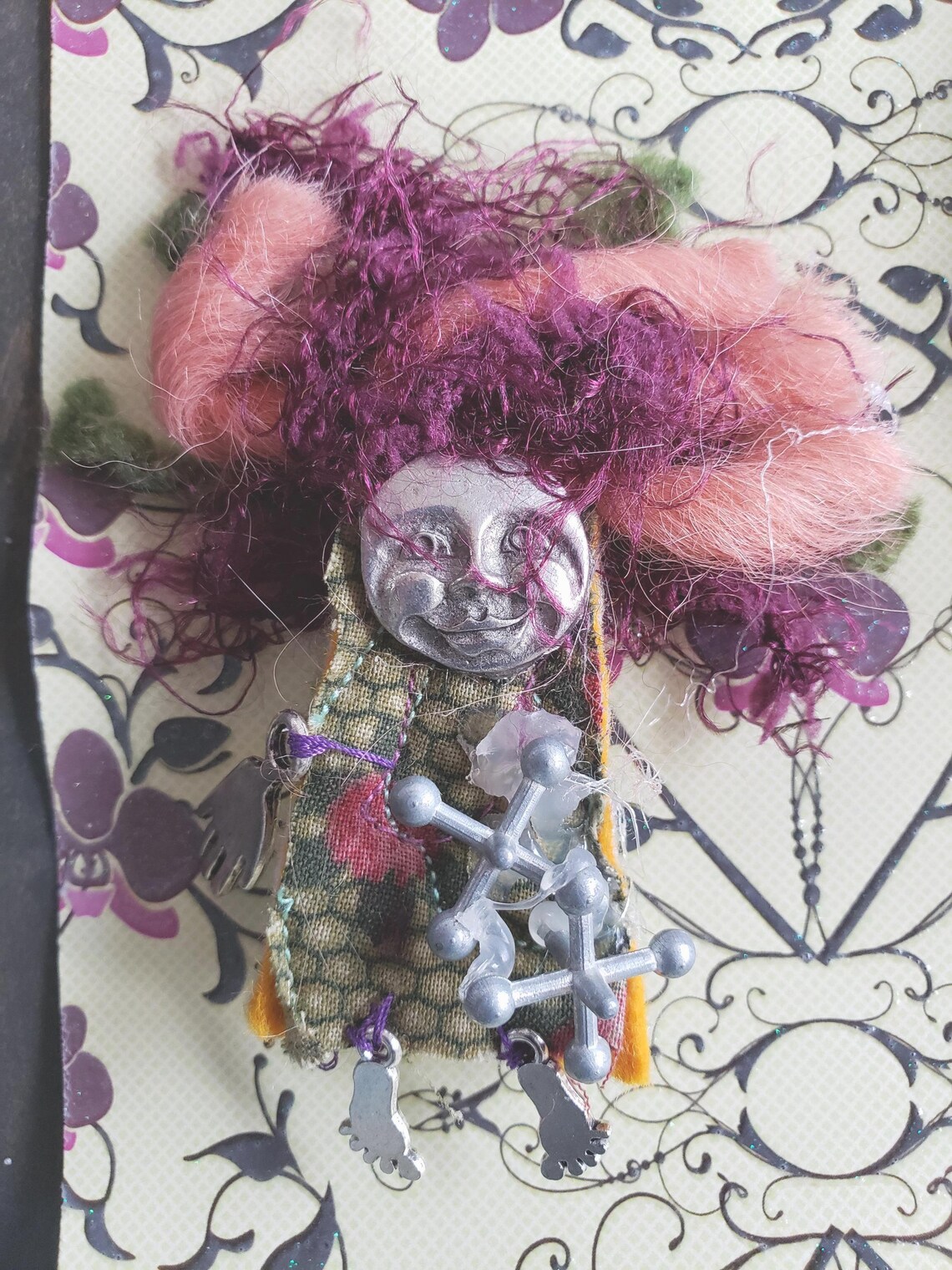 Wild Woman Pins for Purse or Clothing, Various Colors Each One of a ...