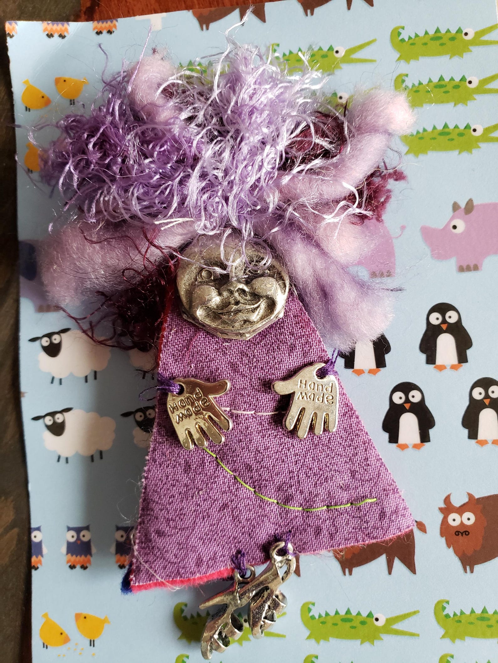 Wild Woman Pins for Purse or Clothing, Various Colors Each One of a ...