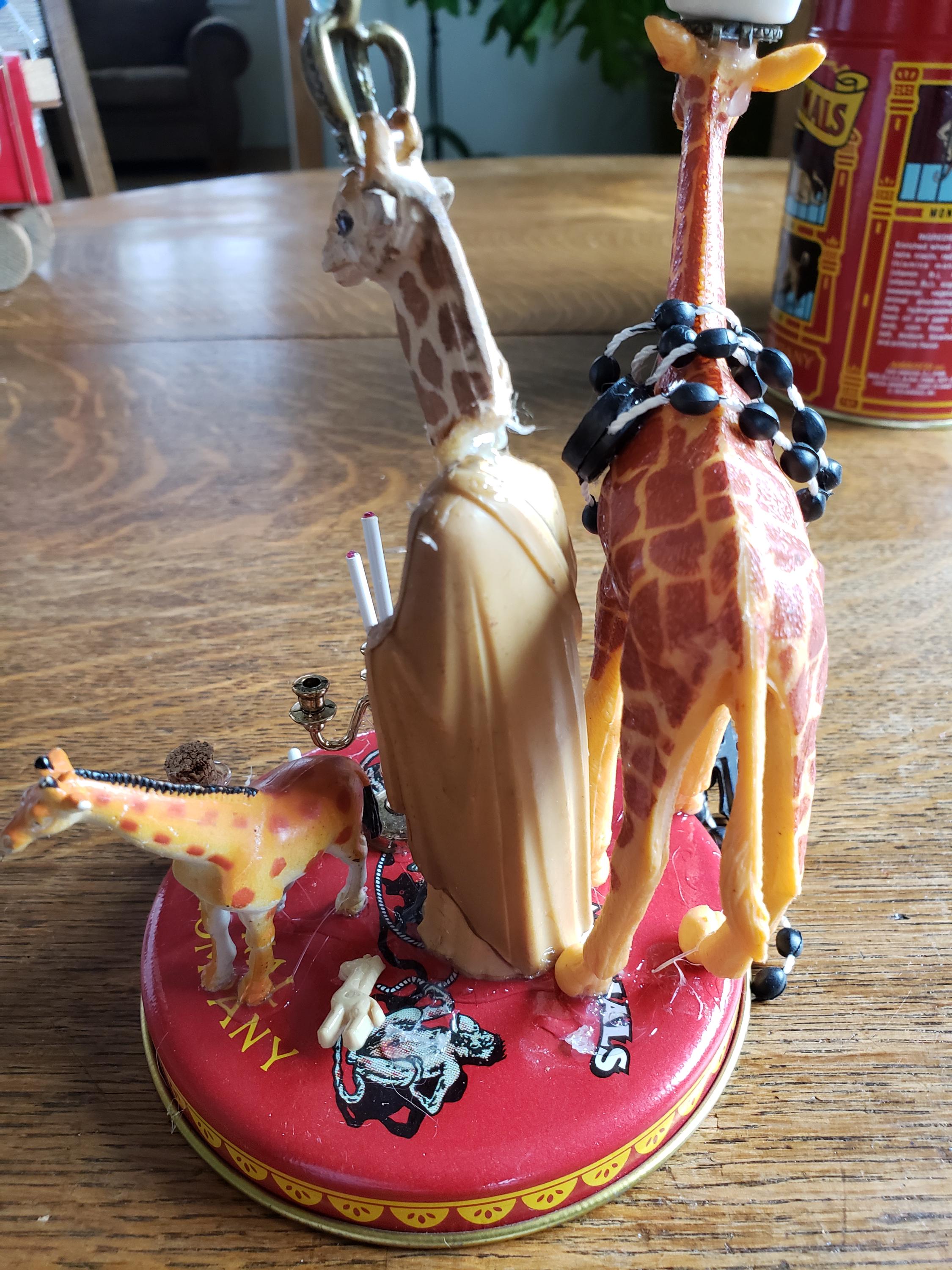 Giraffes at Mass Vintage Animal Cracker Tin for Storing Items - Etsy