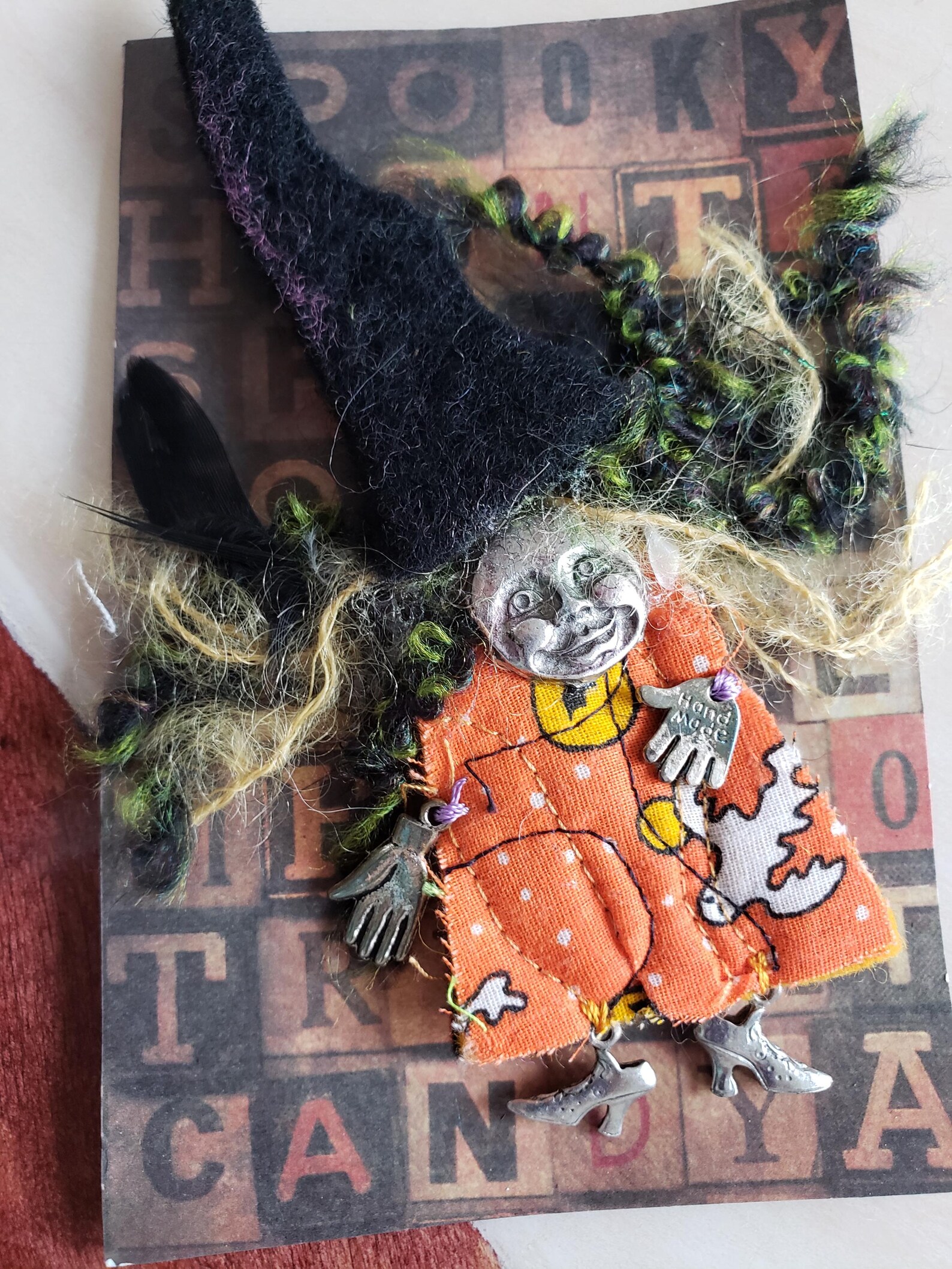 Wild Woman Pins for Purse or Clothing, Various Colors Each One of a ...