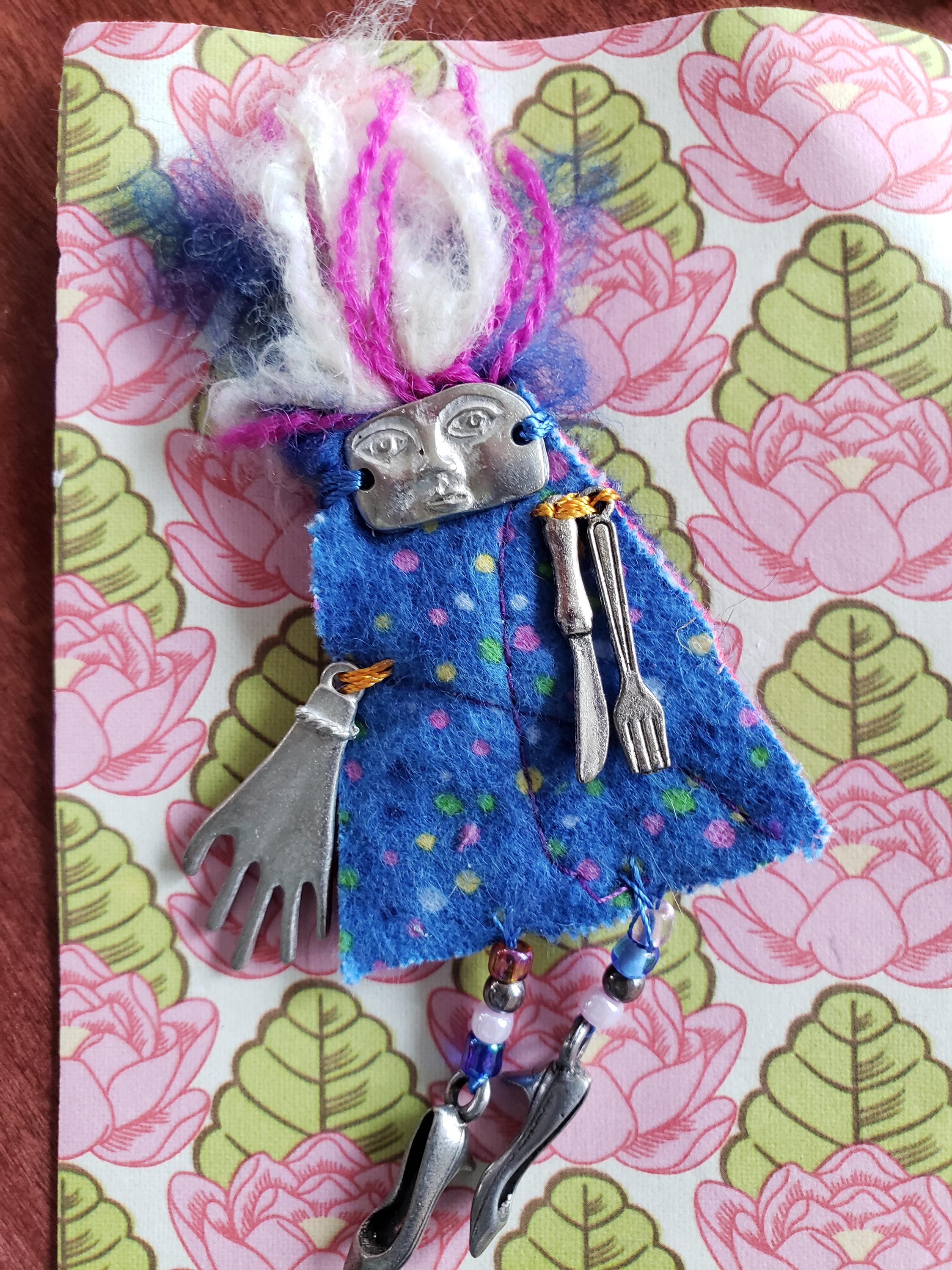 Wild Woman Pins for Purse or Clothing, Various Colors Each One of a ...