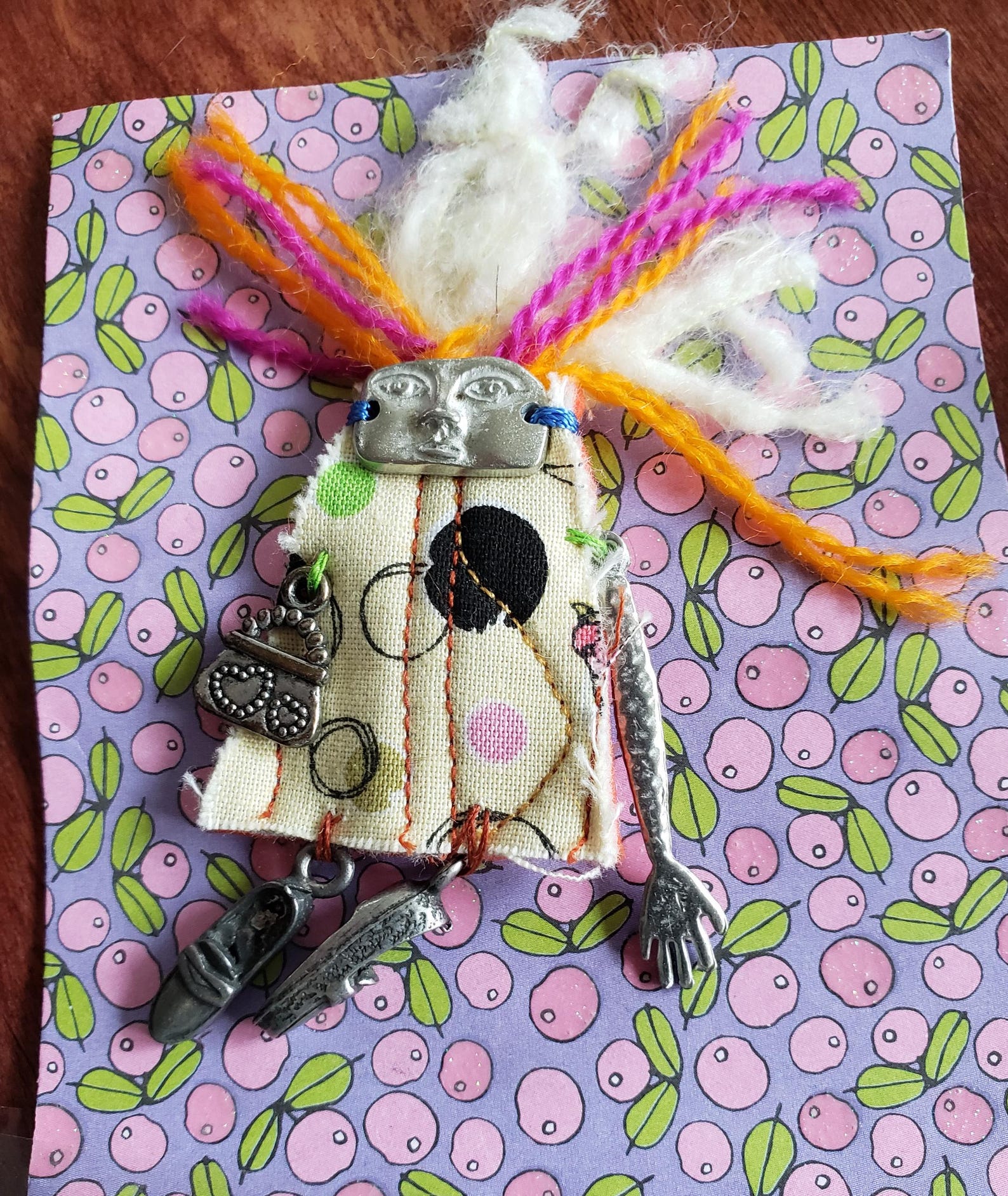 Wild Woman Pins for Purse or Clothing, Various Colors Each One of a ...