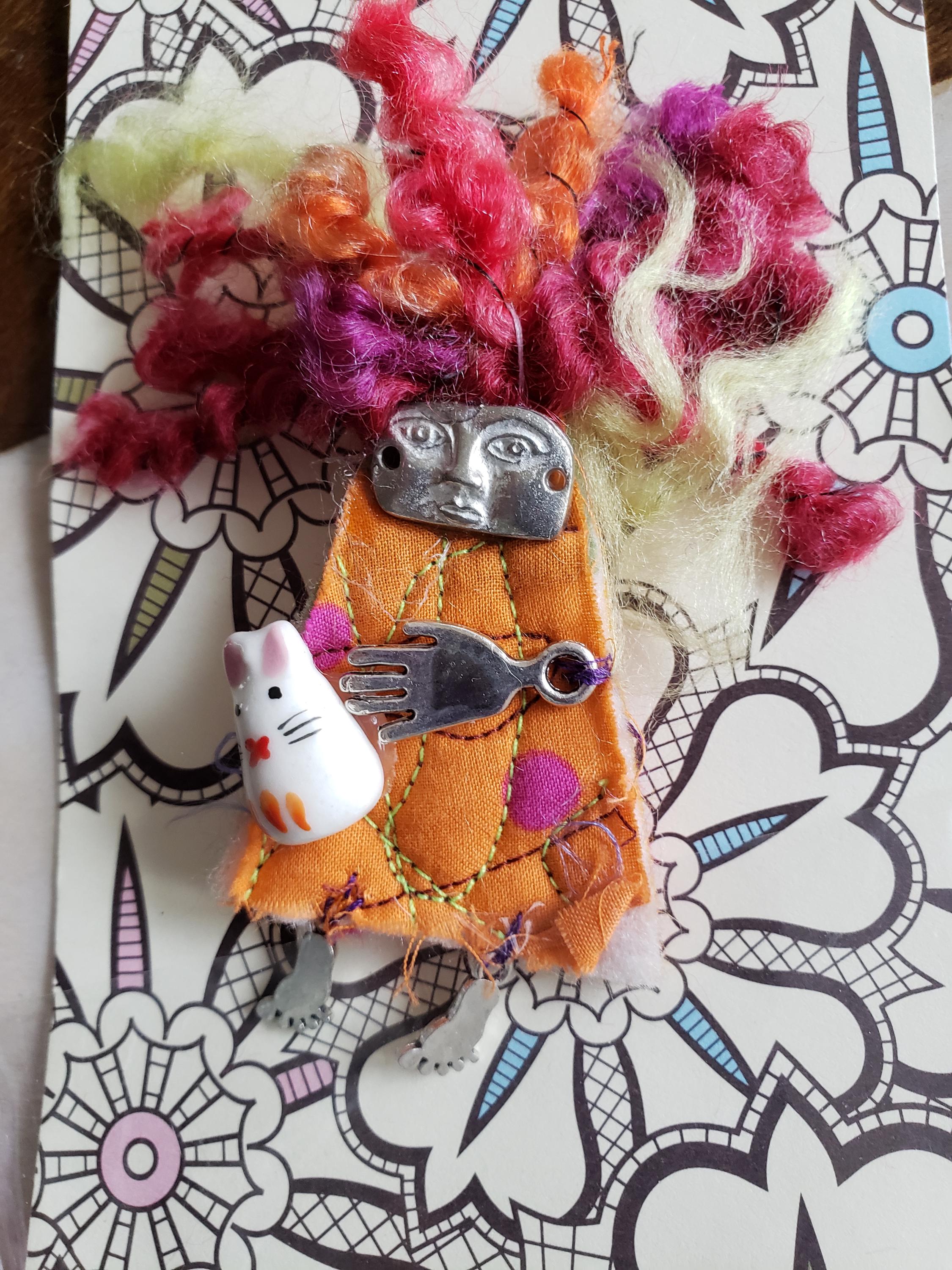 Wild Woman Pins for Purse or Clothing, Various Colors - Etsy