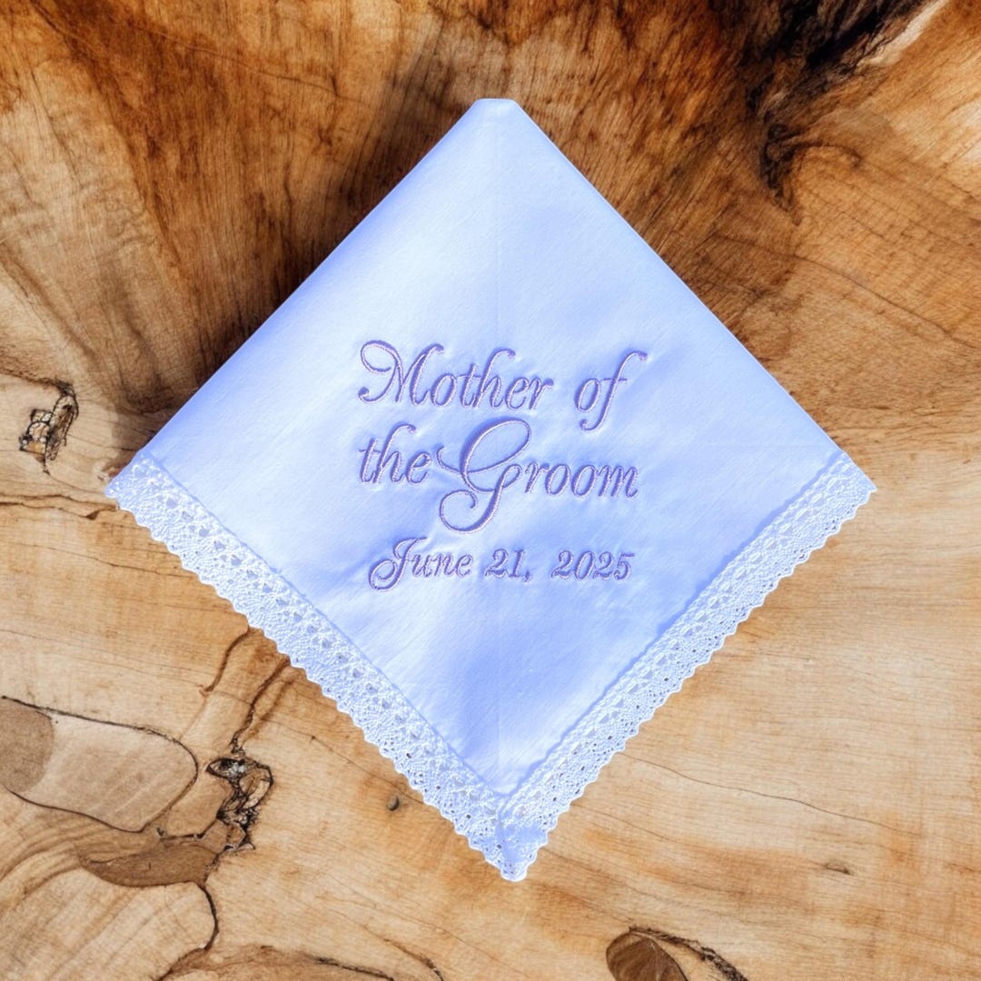 Mother Handkerchief - Custom Handkerchief - Wedding Tradition - for ...