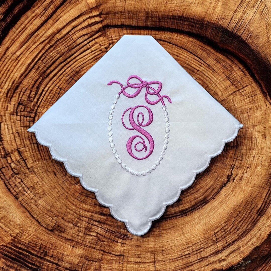 Ribbon - Bow - Custom Handkerchief - Wedding Tradition - Bridal ...