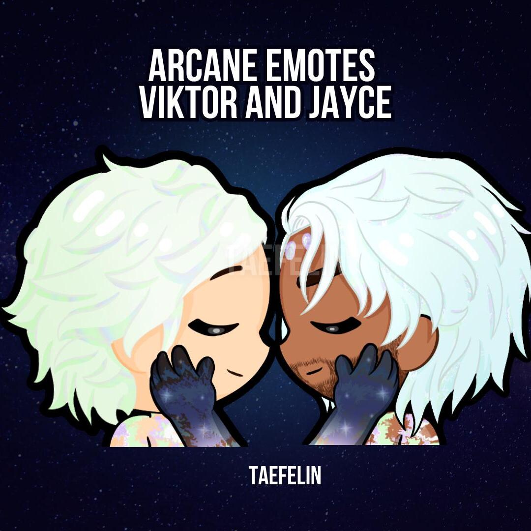 Arcane Jayvik Cosmic Boyfriends Emote | 1 Static Emotes for Twitch ...