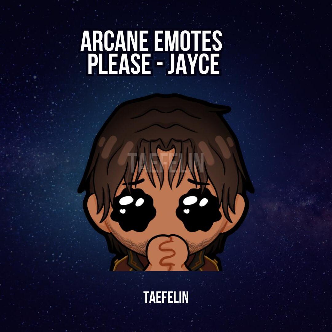 Arcane Jayce Please Emote | 1 Static Emotes for Twitch / Youtube ...