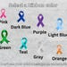 Cancer Memorial Button With Ribbon | Personalized Photo Funeral ...