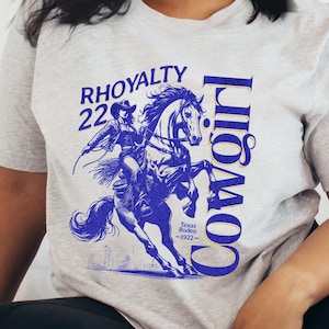 Rhoyalty Cowgirl Shirt Pretty Poodles Graphic Tee Polished Poised Proud ...