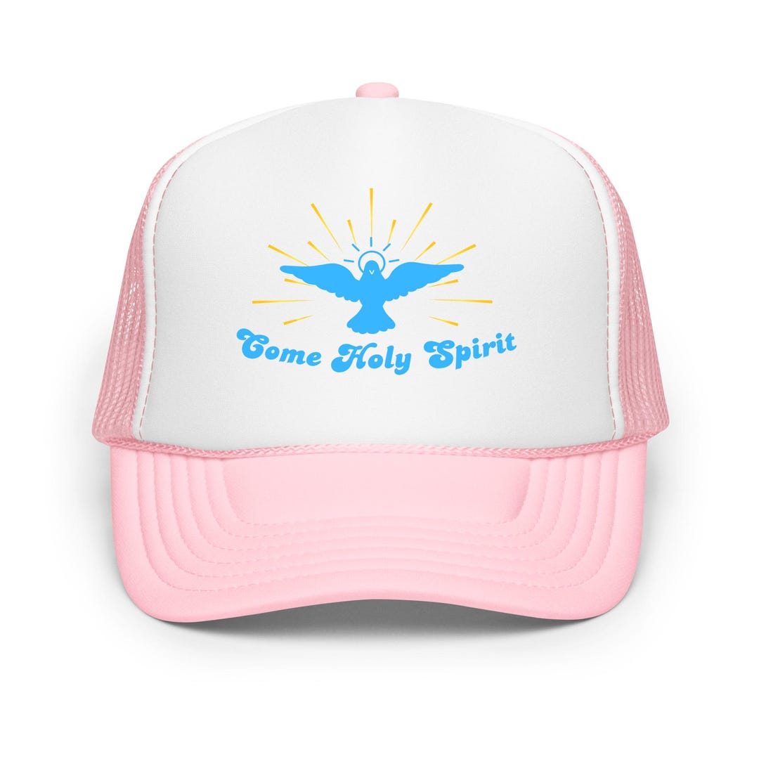 Come Holy Spirit Trucker Hat Christian Catholic Lutheran Anglican ...