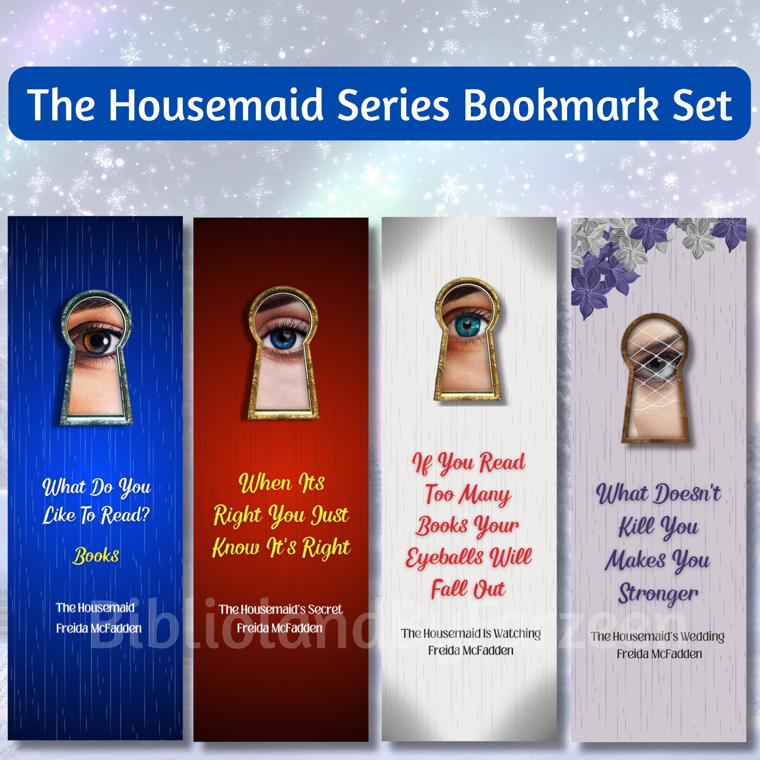 The Housemaid Series by Freida Mcfadden Bookmark Set - Printable ...
