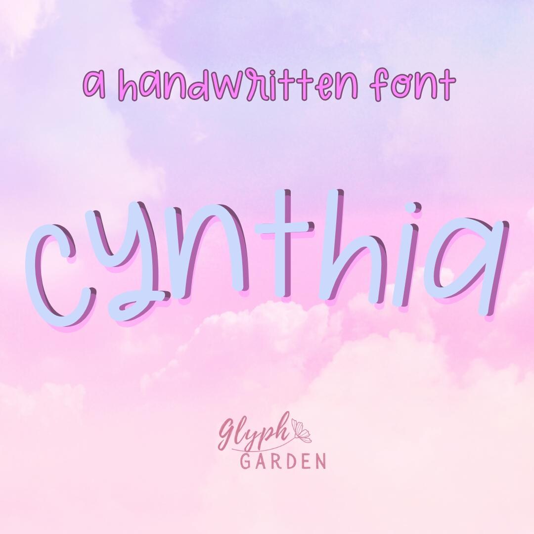 Introducing “cynthia”, Handwritten Font Notetaking, Font, Neat ...