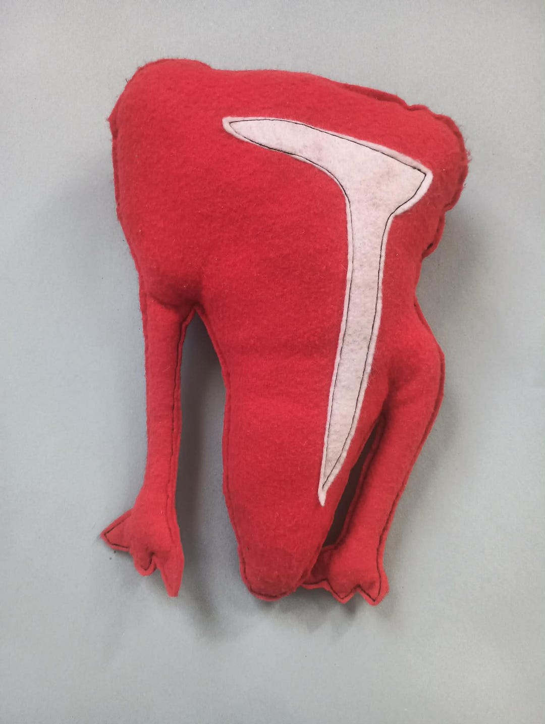 T-bone Steak Plush – Funny Food Plushie, Handmade Felt Meat Toy ...