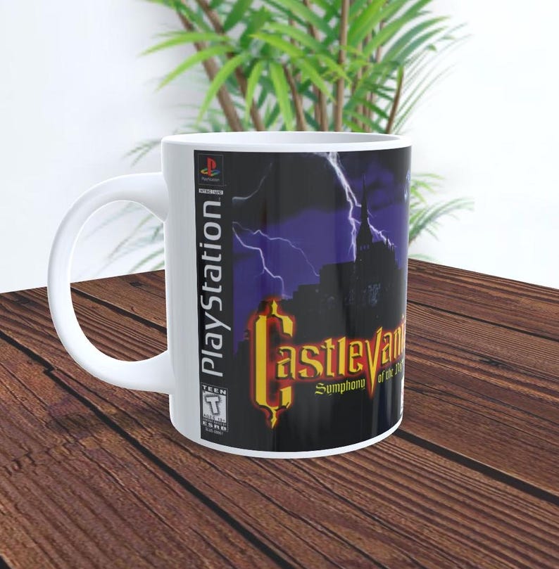 Castlevania: Symphony of the Night Box Art Mug – 15 Oz Ceramic ...