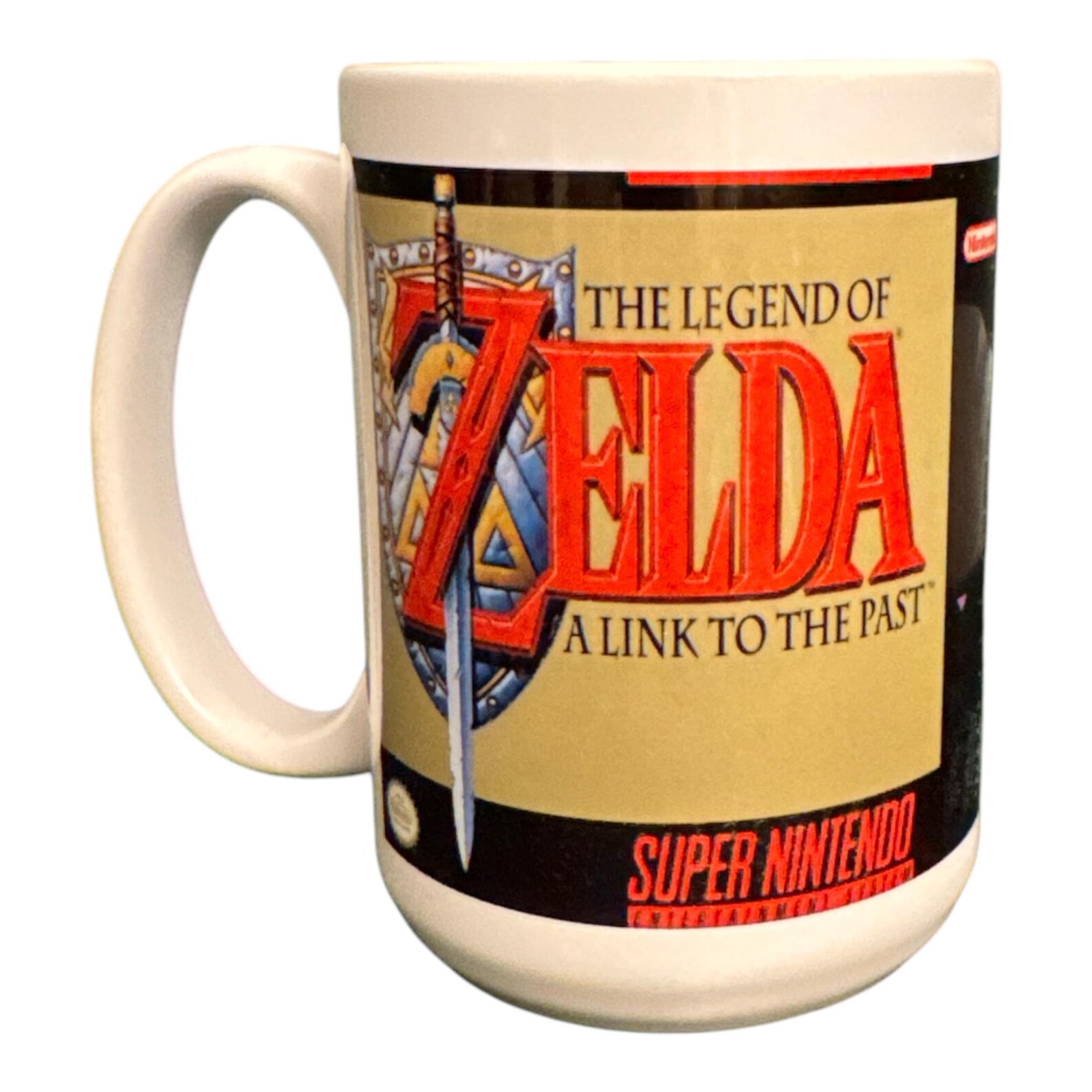 The Legend of Zelda: A Link to the Past Box Art Mug – ALTTP – 15 Oz ...