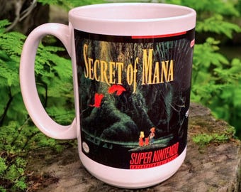 Super Mario World Box Art Mug – 15 Oz Ceramic – Super Nintendo SNES ...