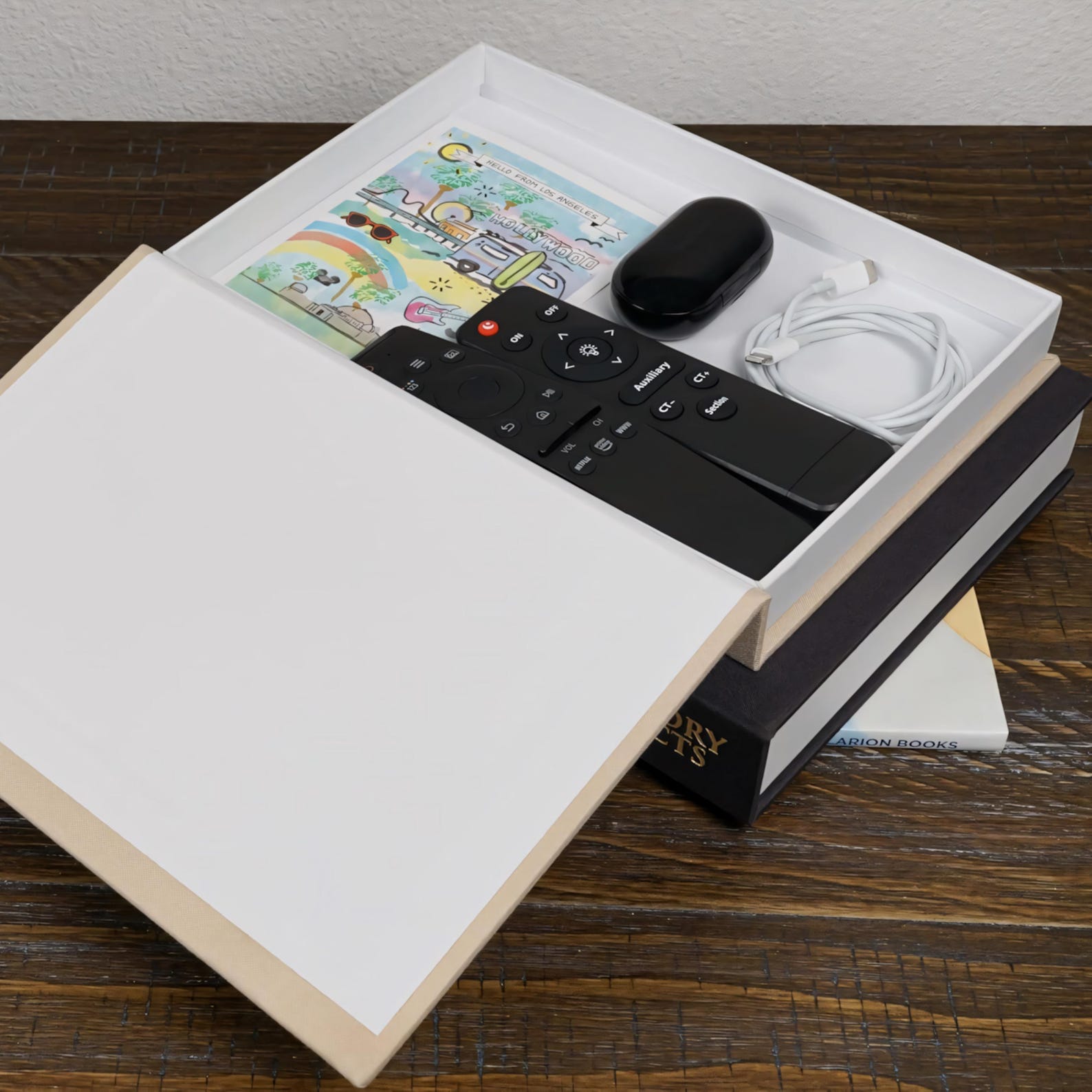 20th Design Inspired Decorative Faux Book Box With Hidden Storage for ...