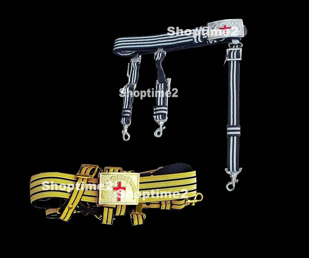 Masonic Knights Templar Ceremonial Sword Belt & Buckle for Sir Knight ...