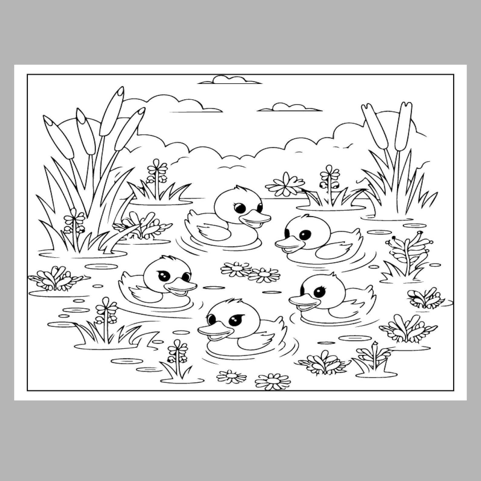 12 Printable Coloring Pages for Kids | Fun Activity Sheets | Instant ...