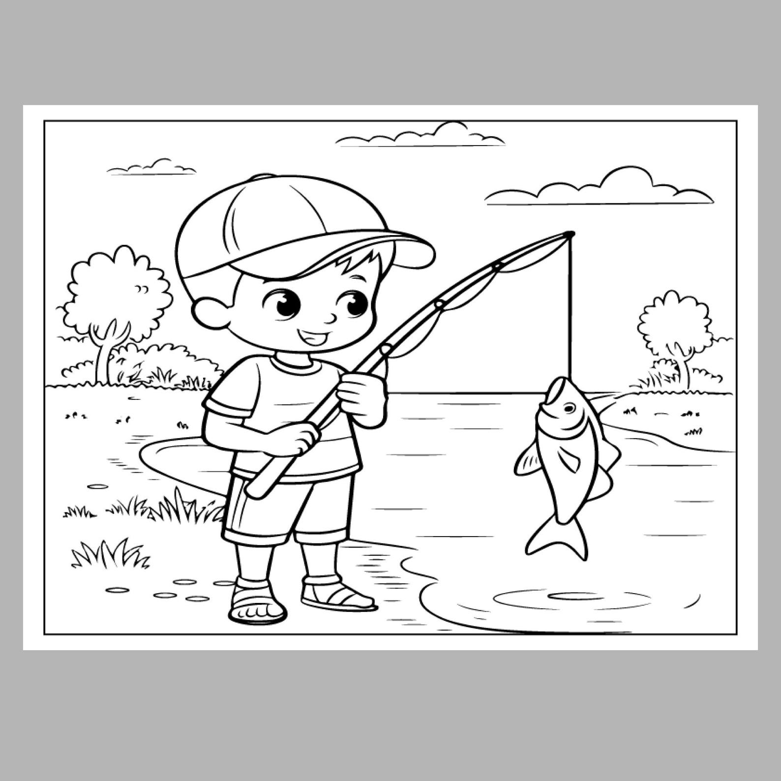 12 Printable Coloring Pages for Kids | Fun Activity Sheets | Instant ...