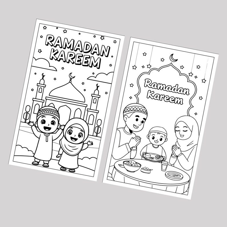 Ramadan Coloring Pages | 10 Islamic Printable Coloring Sheets | Kids ...
