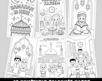 10 Islamic Coloring Pages for Kids | Easy Educational Muslim Activity ...