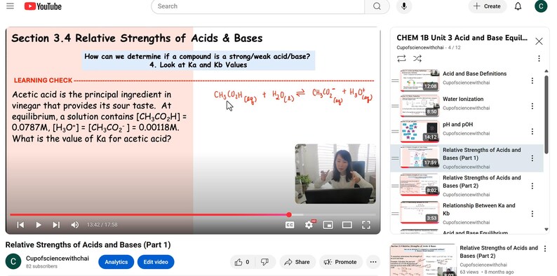 Acid Base Equilibrium Notes and Homework With FREE Lecture Video for AP ...