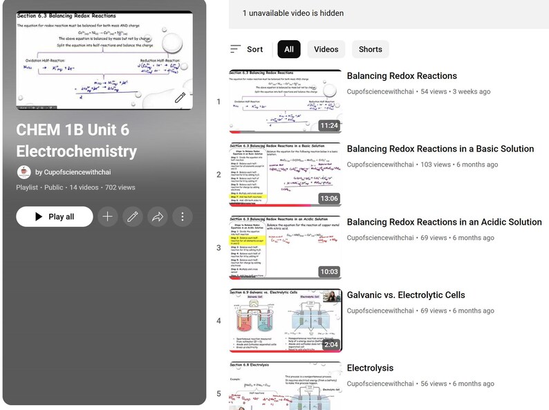 Electrochemistry, Oxidation, Acid Base Redox Notes and Homework W FREE ...