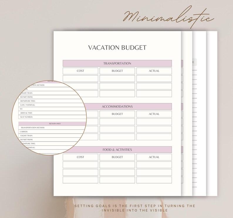 World Vacation Planner, Digital Travel Itinerary Organizer, Budget ...
