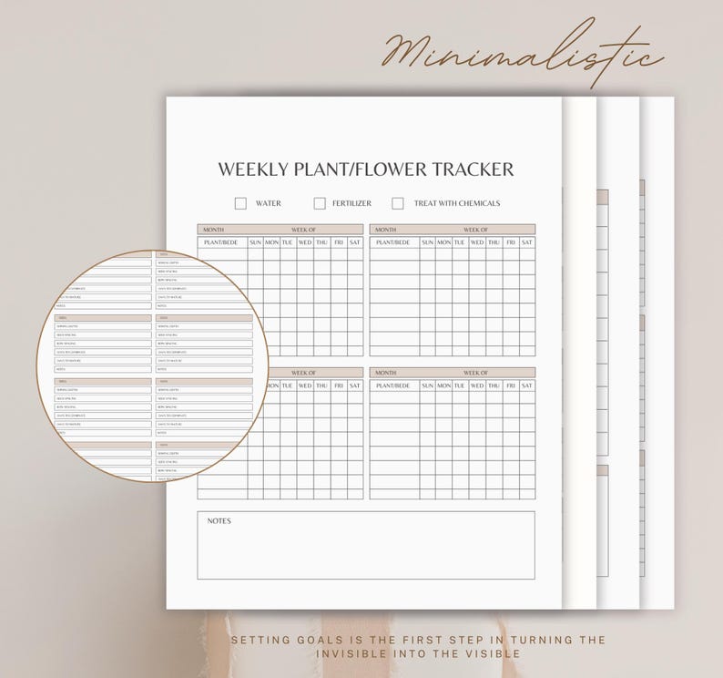 Garden Planner, Digital & Printable Gardening Journal, Plant Care ...