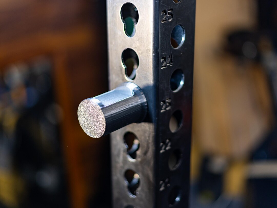 Pair of Squat Rack Plastic Storage Peg - Holds Accessories, Change ...