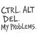 Funny Tech Wall Art – Alt+f4 & Ctrl+alt+del Quotes – Geek Office Decor ...