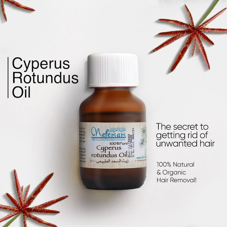 Natural Hair Removal Oil (cyperus Rotundus) - Etsy