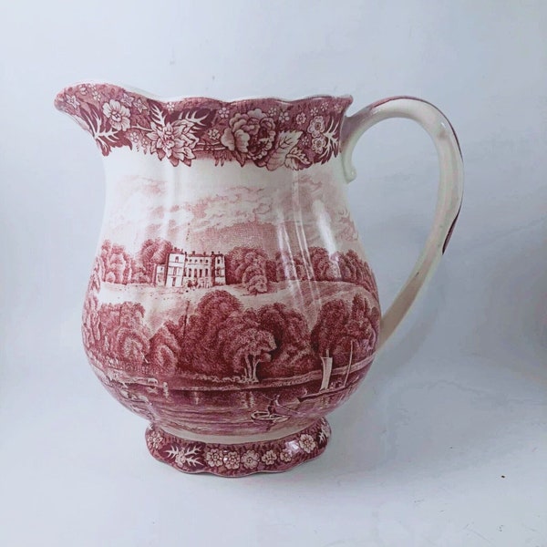 Red Transferware - Etsy