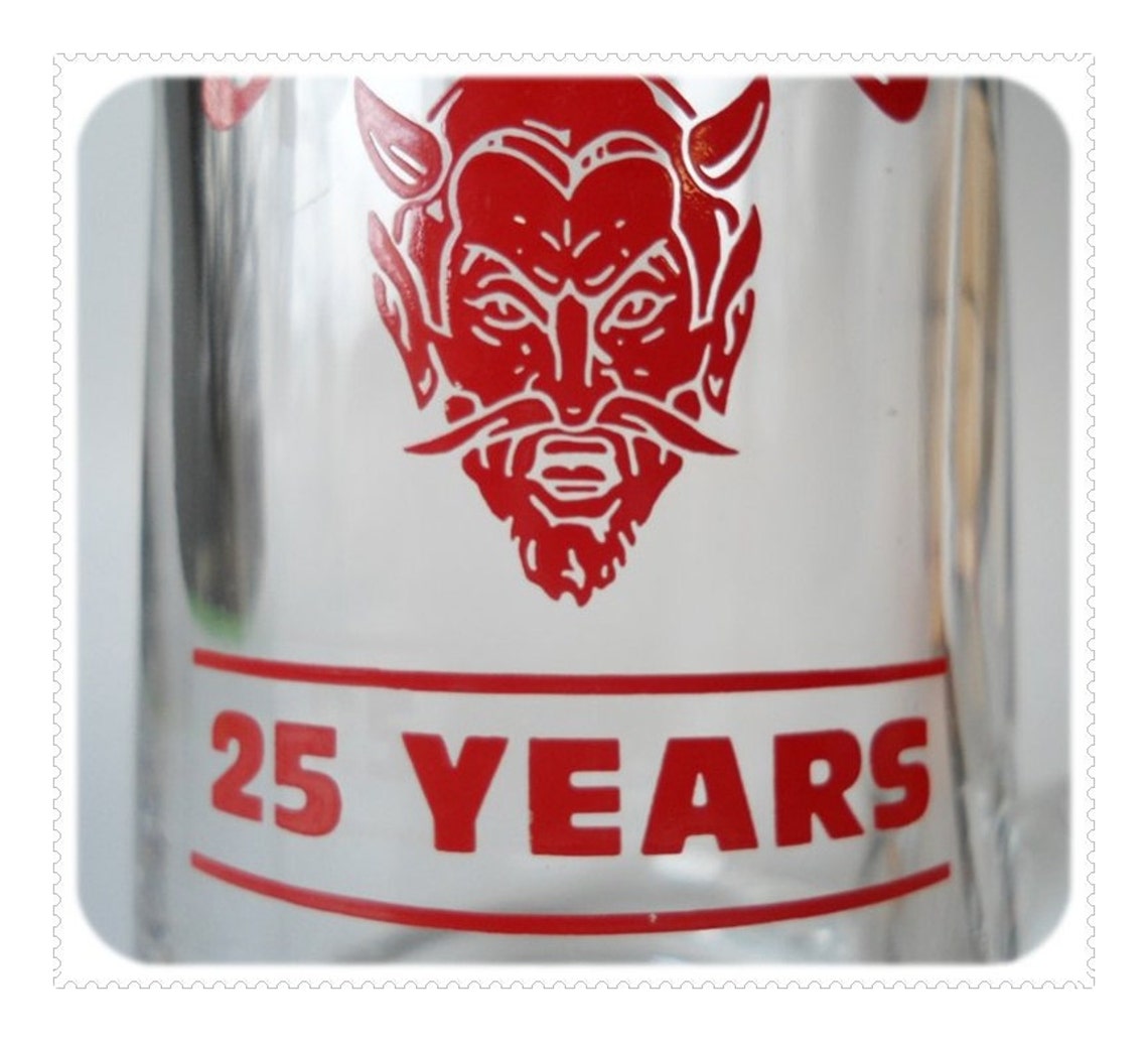 1969 Large Red Devil Beer Mug ELSTON Senior High School | Etsy