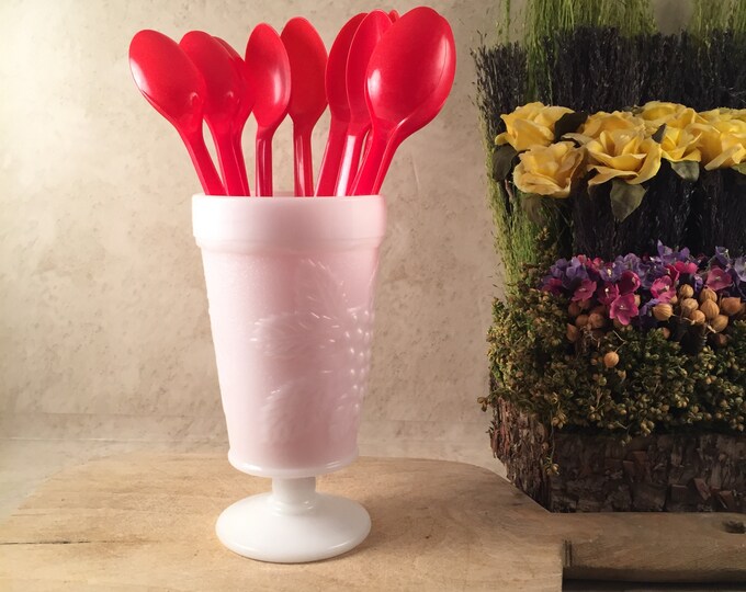 Vintage Red Dairy Queen Long Spoons Ice Tea Sundae Milk Shake - Etsy